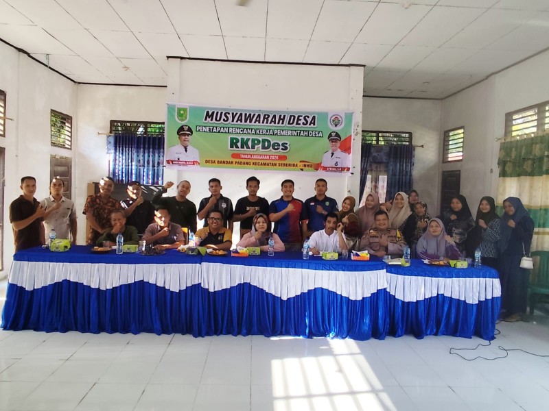 Musdes RKPDes 2026 Desa Bandar Padang, Semangat Gotong Royong Warnai ...