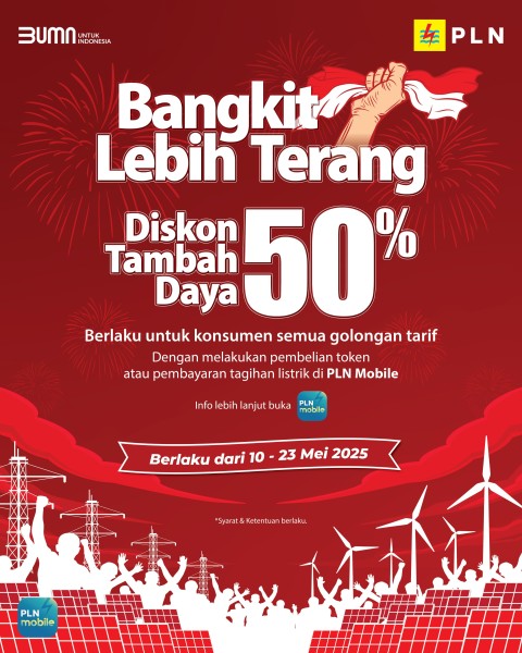 Promo Terbatas! Tambah Daya Listrik PLN Kini Lebih Murah Lewat PLN Mobile